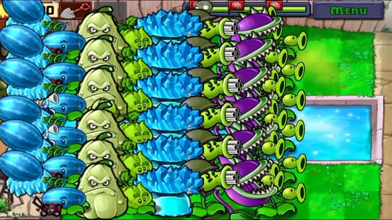 Pvz Hack | Giant Plants vs All Zombies Gameplay Full HD - YouTube