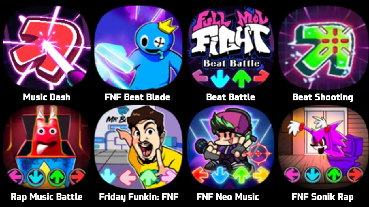 FNF Animation, Music Dash, FNF Beat Blade, Beat Battle, Beat Shooting ...