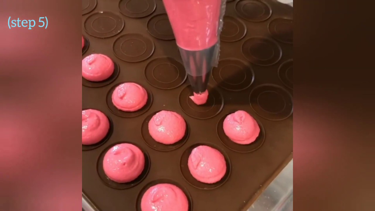 Tutorial Membuat MACAROON + resep macaroon 1000% berhasil - YouTube