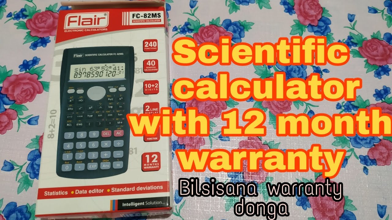 Scientific calculator useful for science students - YouTube