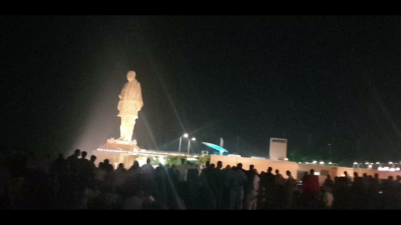 Statue of Unity - Night View - YouTube