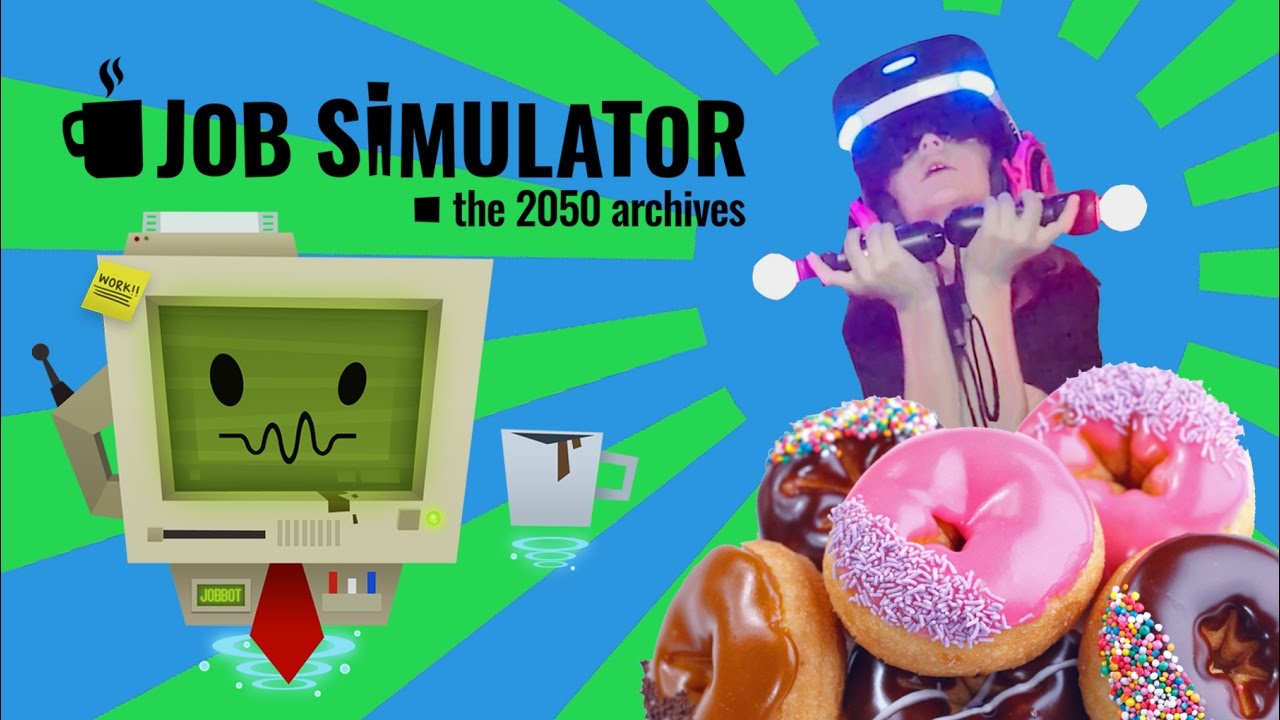 UNLIMITED DONUTS! | Job Simulator | Office Worker - YouTube