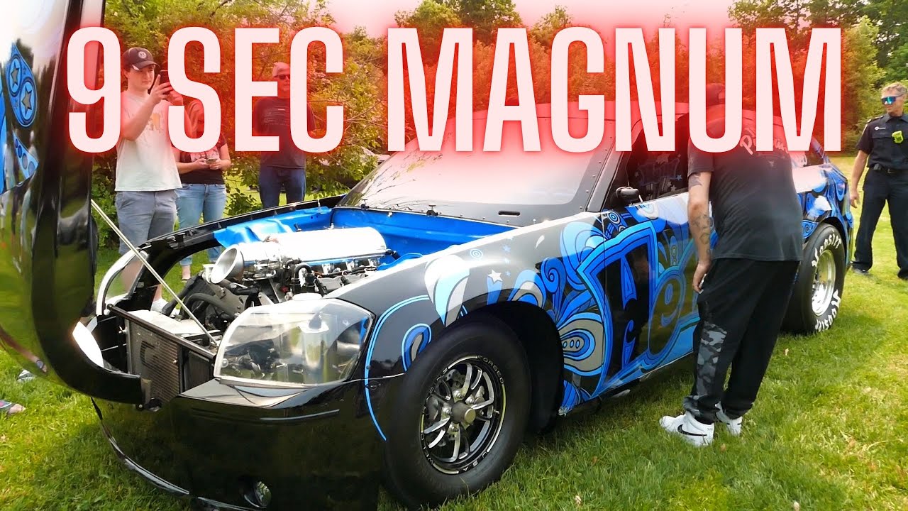 dodge magnum drag car - YouTube