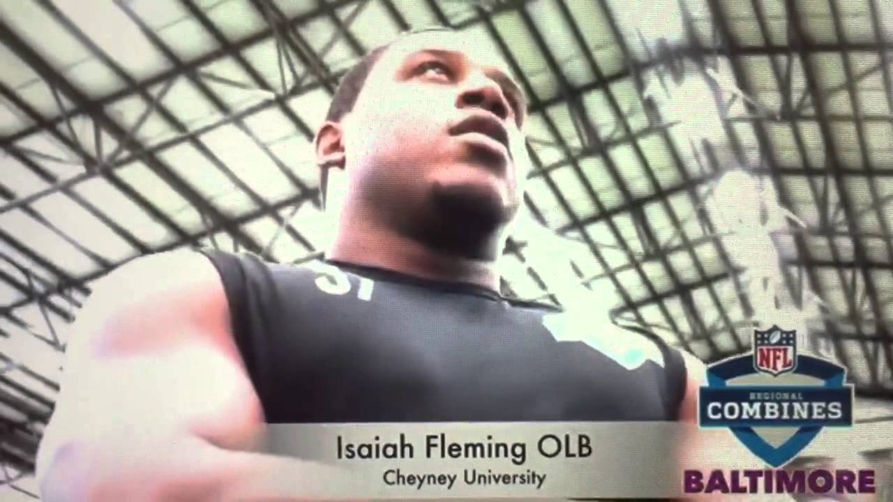 NFL Regional Combine Standout LB Isaiah Fleming Interview - YouTube