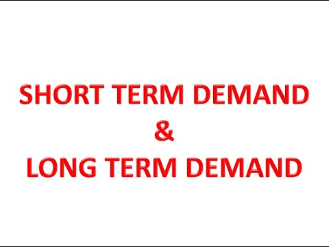 SHORT TERM DEMAND & LONG TERM DEMAND ( HINDI ) - YouTube