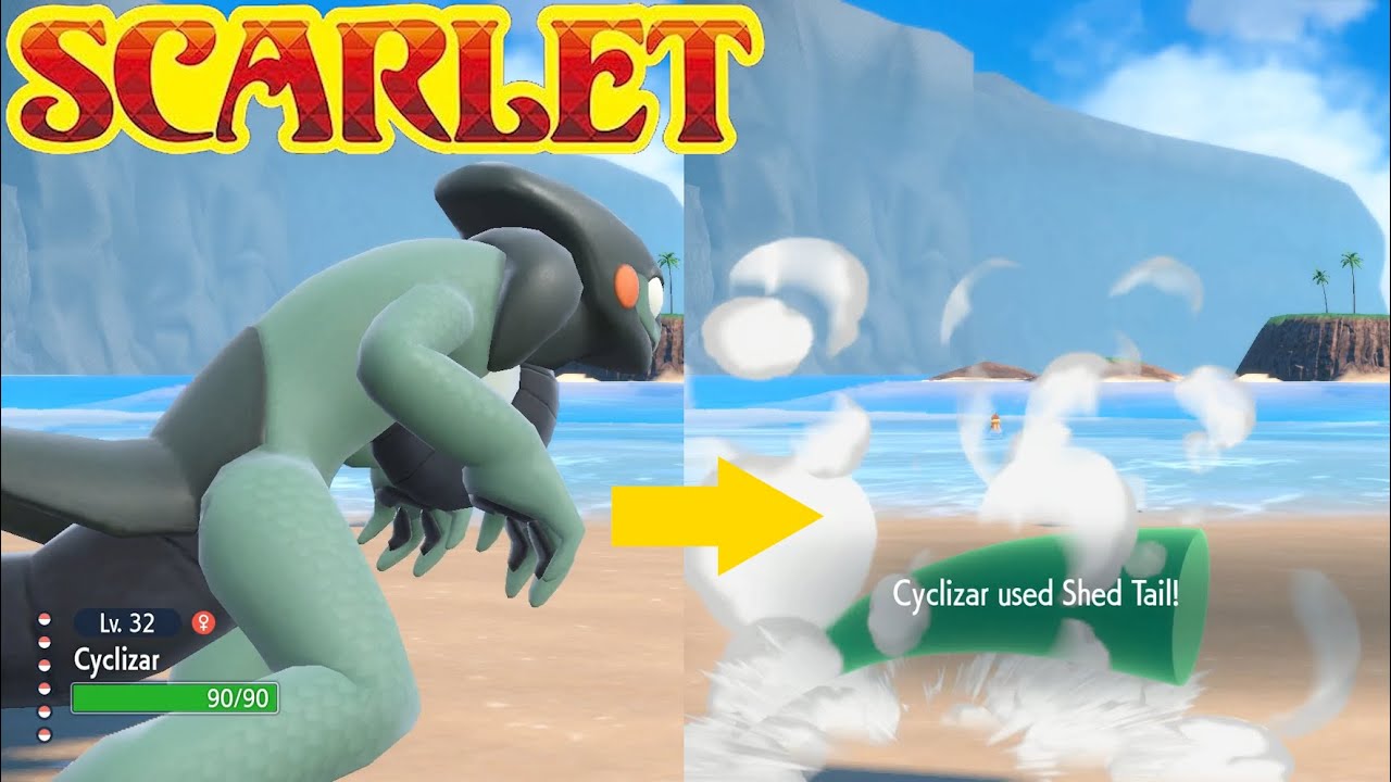 #880 Shed Tail - Pokémon move generation IX - YouTube
