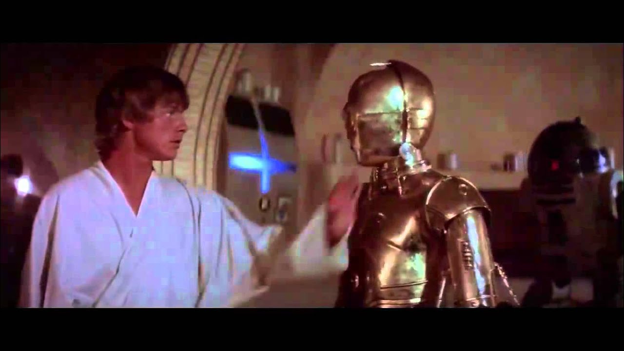 Star Wars Episode 4 [Funny bar scene] - YouTube