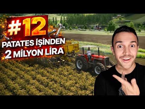 OOOHHAAA PATATES İŞİ ÇOK İYİ KAZANDIRDI 🥔 FS25 Alpine #12