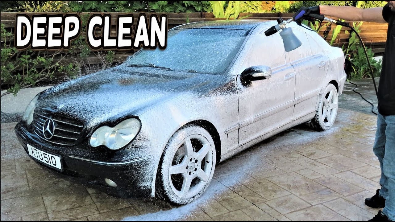 Dirty Mercedes Exterior Wash Deep Clean - Auto Detailing - YouTube