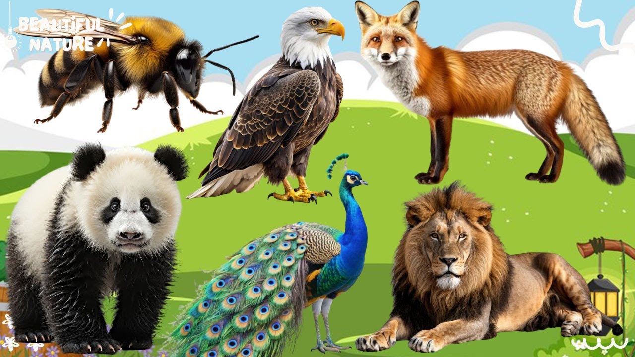 The Special Beauty of Animals - Turtle, Bee, Horse, Badger, Flamingo ...