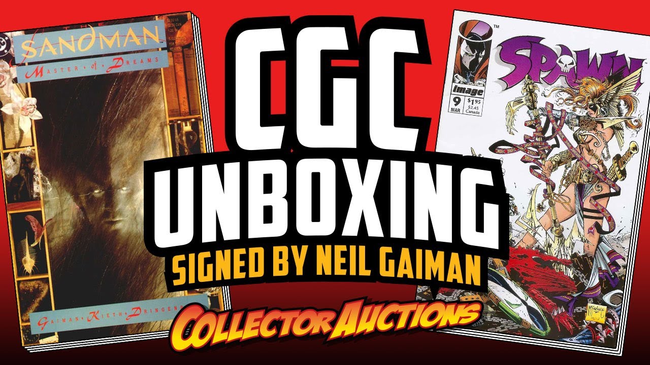 CGC Unboxing - Neil Gaiman Signature Signing Event: Ep. 254 - YouTube