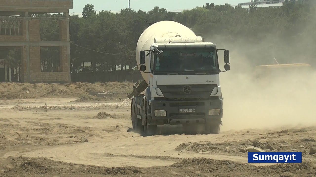 28 06 2019 Sumqayit bulvar beton - YouTube