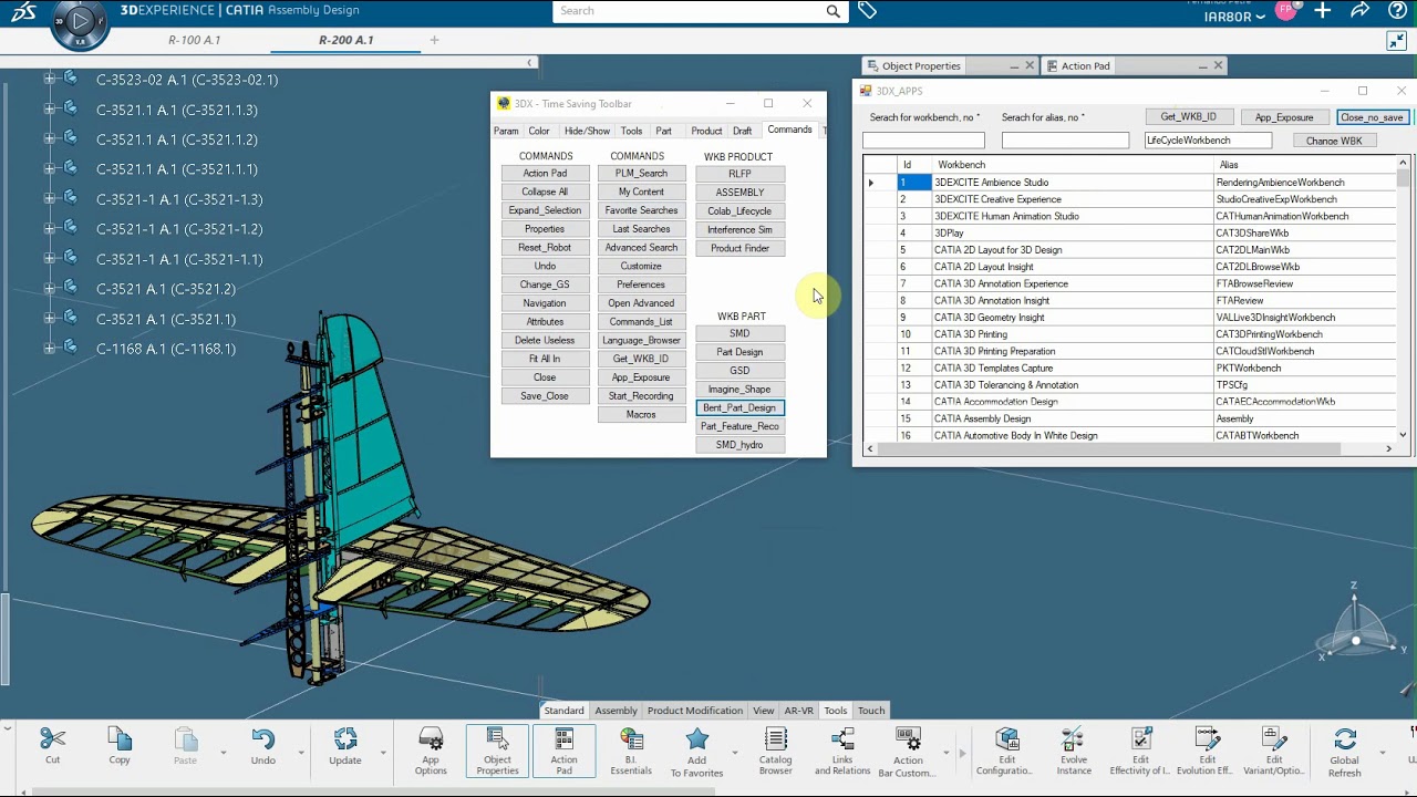 change workbench apps in 3dexperience with vb net app - YouTube