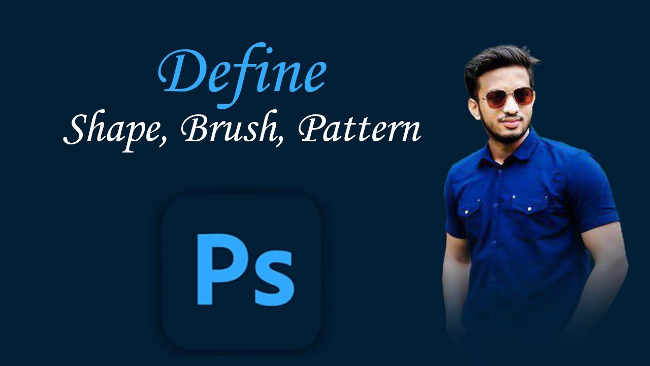 Define Shape Brush Pattern Adobe Photoshop Tutorial YouTube Define Shape Brush Pattern Adobe Photoshop Tutorial YouTube