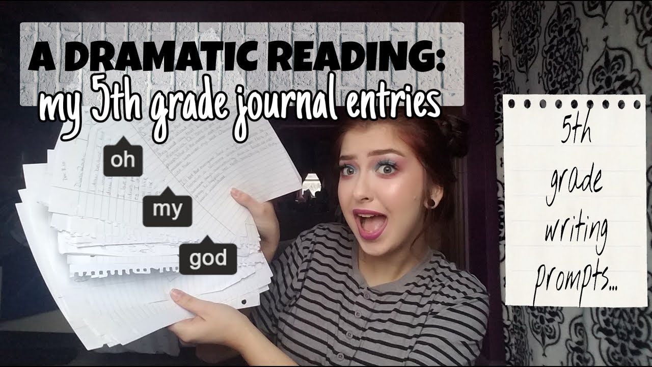 A DRAMATIC READING: My 5th Grade Journal Entries - YouTube