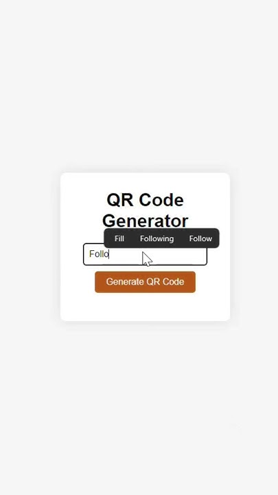 Qr Code Generator Using Html Css And Javascript Part 1 Result Coding Webdesign Qrcode Youtube