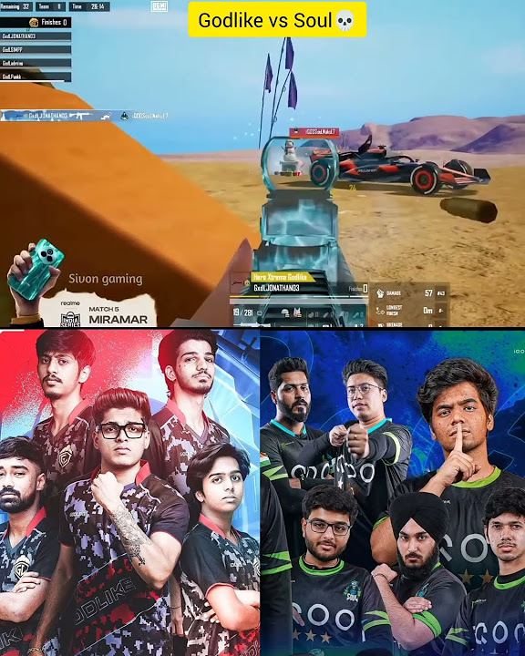 Godlike vs Soul🔥💀 4v4 Fight 🥶 in WWCD Match #jonathangaming #goblin #wwcd #bgis - YouTube