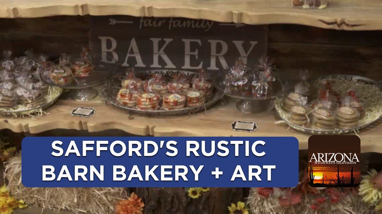 Safford's Rustic Barn Bakery, talking to muralist Brandt Woods - YouTube
