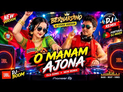 O MANAM AJONA | AI Cover Version | Mising Old Song | DJ Remix | Mising Ai Cover Song 