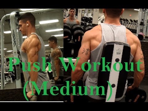 Push Hypertrophy Workout - Chest, Shoulders, and Triceps Routine - YouTube