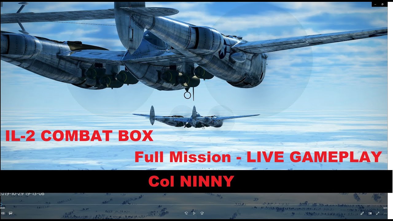 (73) IL-2 Multiplayer COMBAT BOX Full Mission- LIVE GAME-PLAY - YouTube
