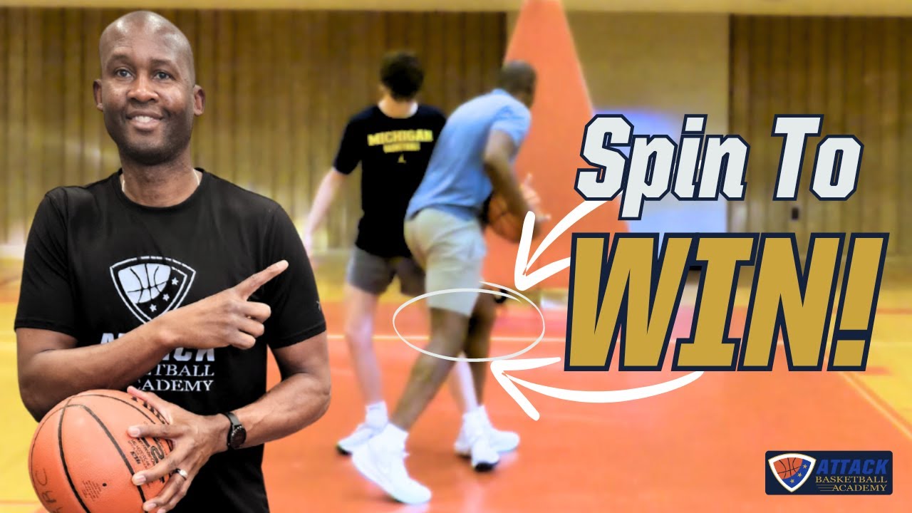 How To Spin Move Basketball Layup - YouTube