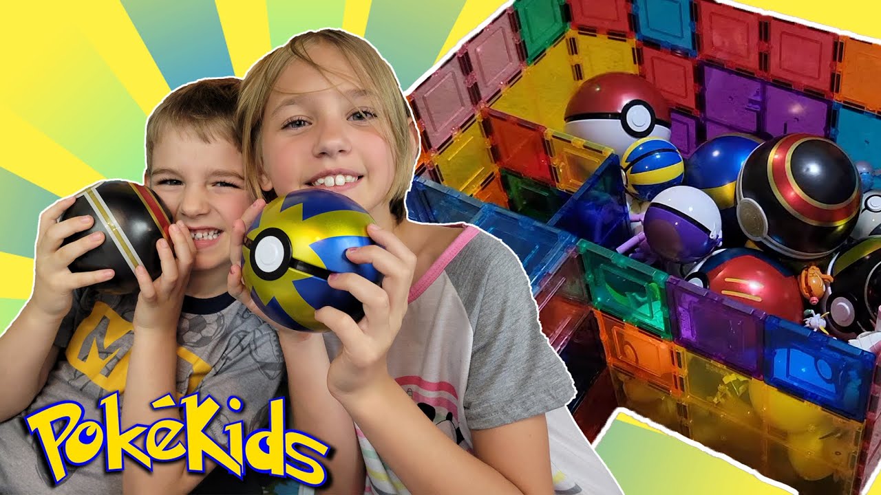PokeKids DIY Claw Machine! Winning Pokémon Toys & Jackpot Cards! - YouTube