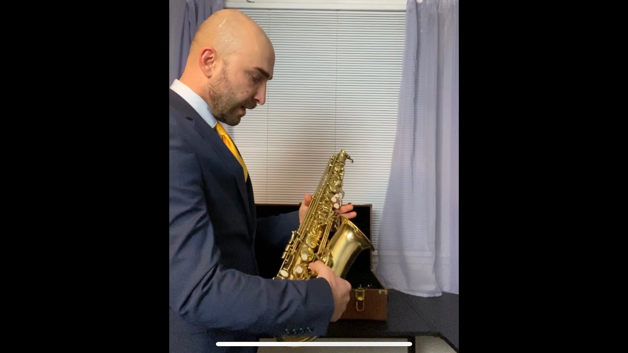 My First Saxophone Practice - YouTube