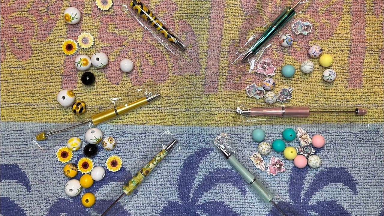 DO-IT-YOURSELF BEADED PENS/DIY HOW TO MAKE BEADED PENS/MAKING BEADED ...
