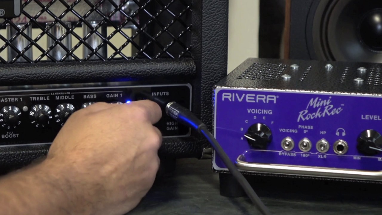 Rivera Mini Rockrec reactive load box, speaker simulator - YouTube