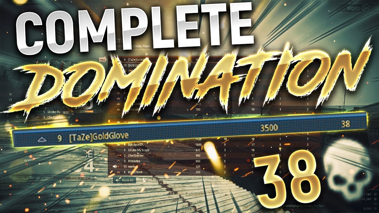 COMPLETE DOMINATION IN CALL OF DUTY MODERN WARFARE - YouTube