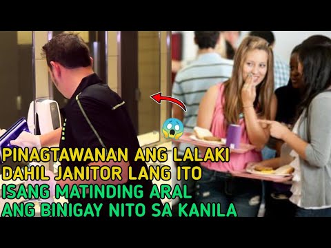 PINAGTATAWANAN NILA ANG LALAKI DAHIL JANITOR LANG ITO