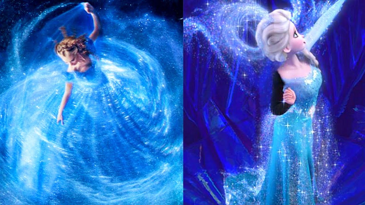 Elsa VS Cinderella Dress Transformation | Disney | SnowFlake Queen 💕 ...