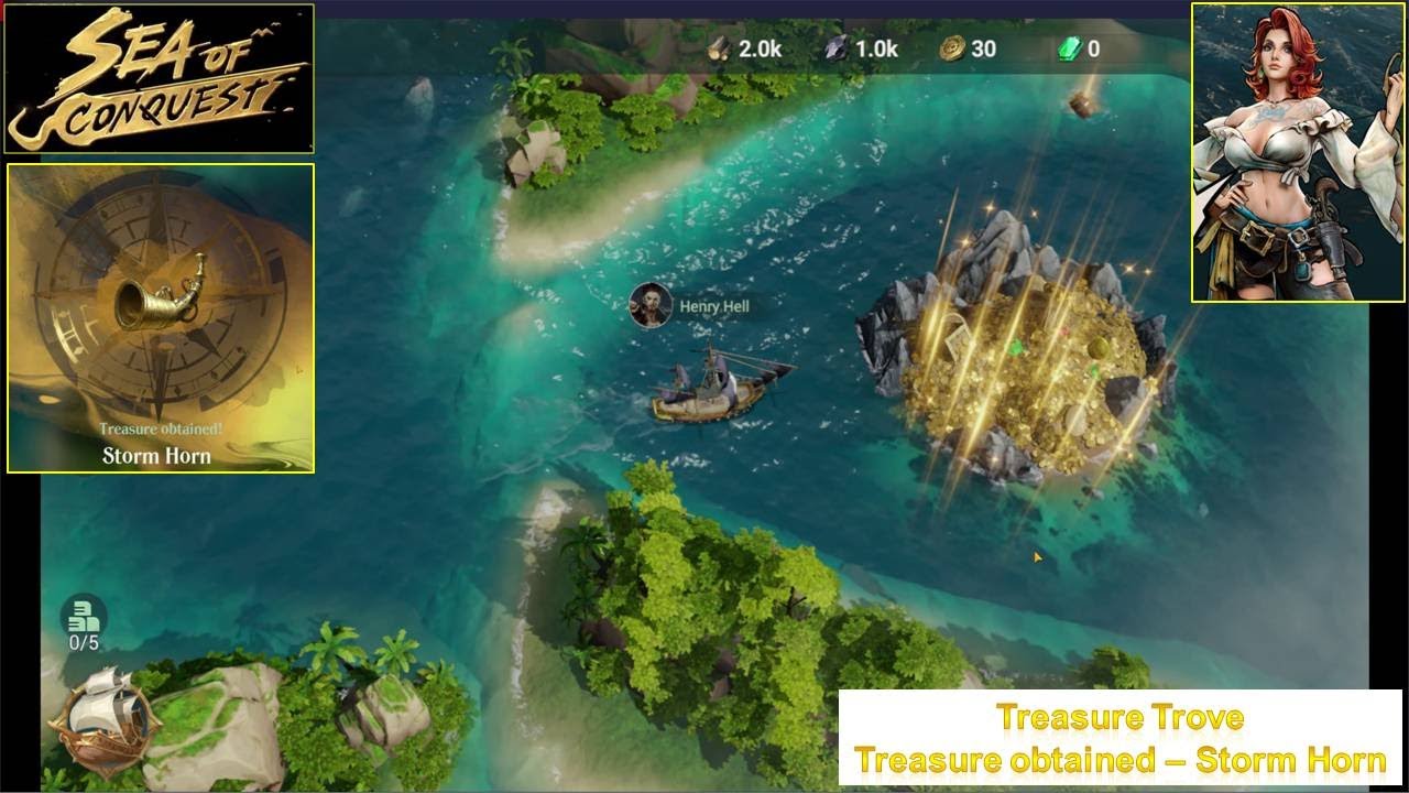 Sea of Conquest - Treasure Trove - Storm Horn - YouTube