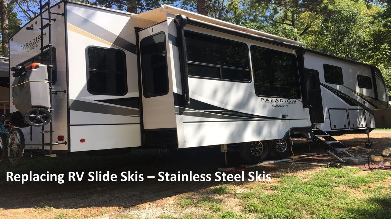 RV Slide Ski Replacement - Stainless Steel Skis - YouTube