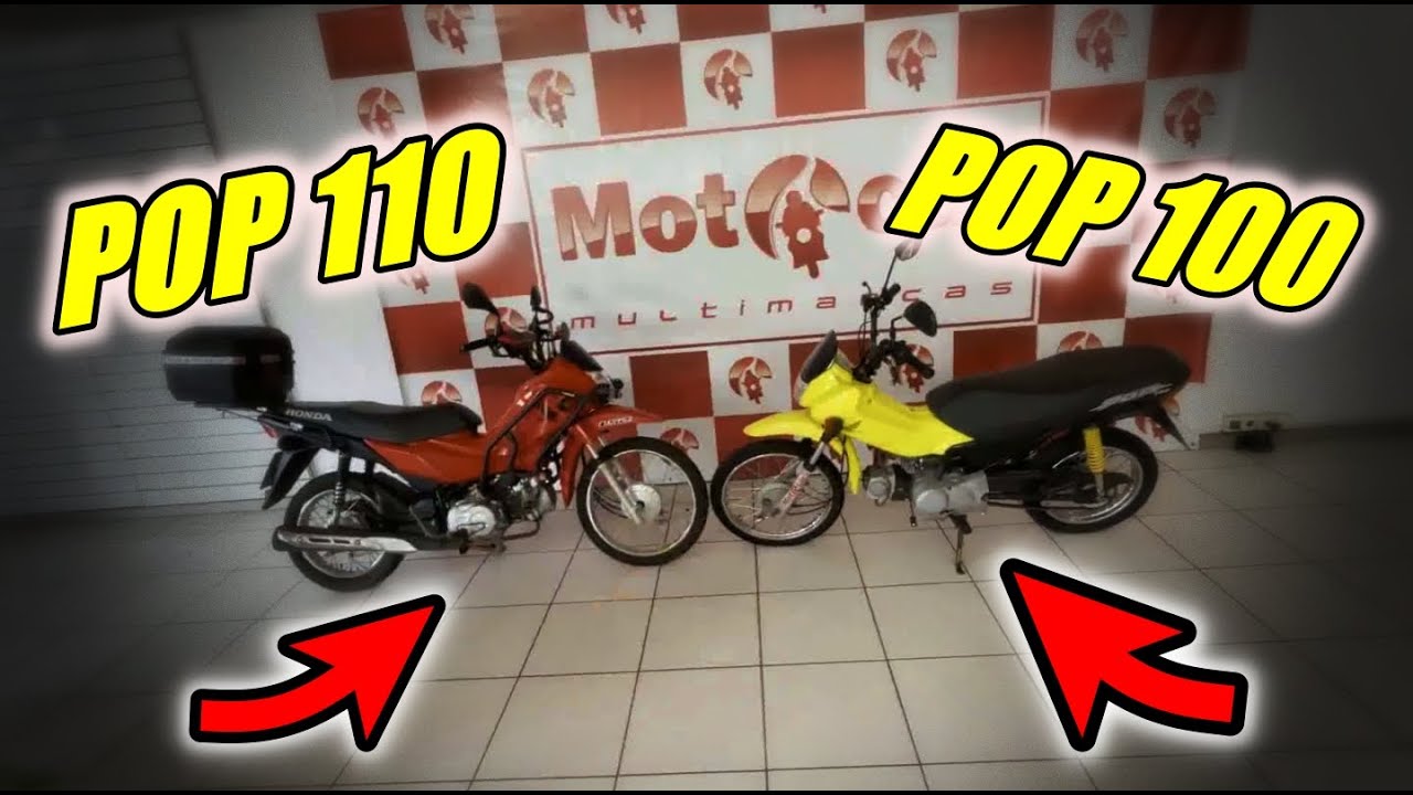 POP 100 e POP 110, QUAIS AS DIFERENÇAS ? - YouTube
