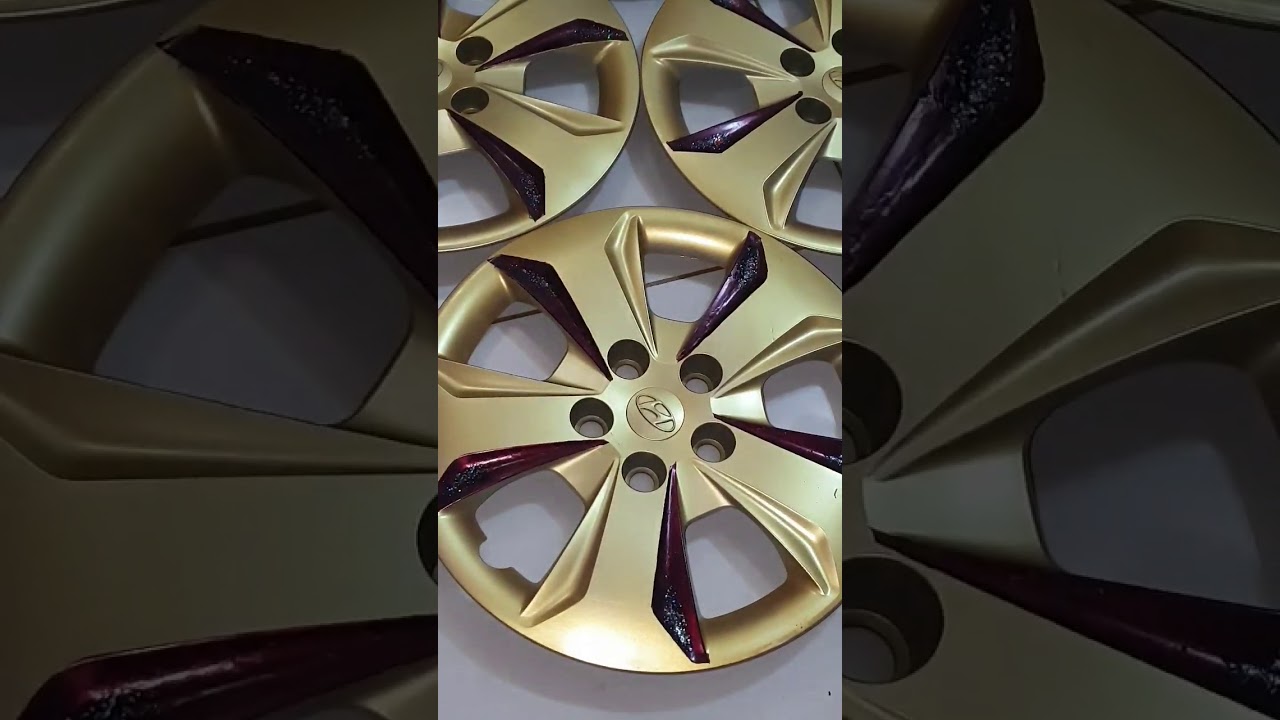 Customized wheel cap for creta self ceartion - YouTube