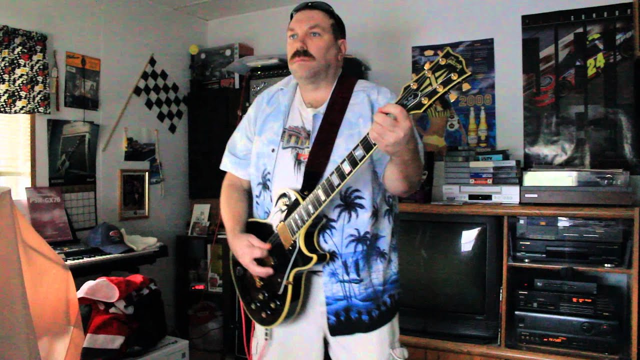 Enter Sandman(Metallica) played by fat old guy. - YouTube