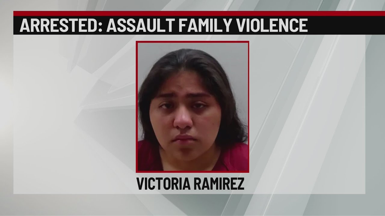 Victoria Ramirez was arrested and charged with family violence - YouTube