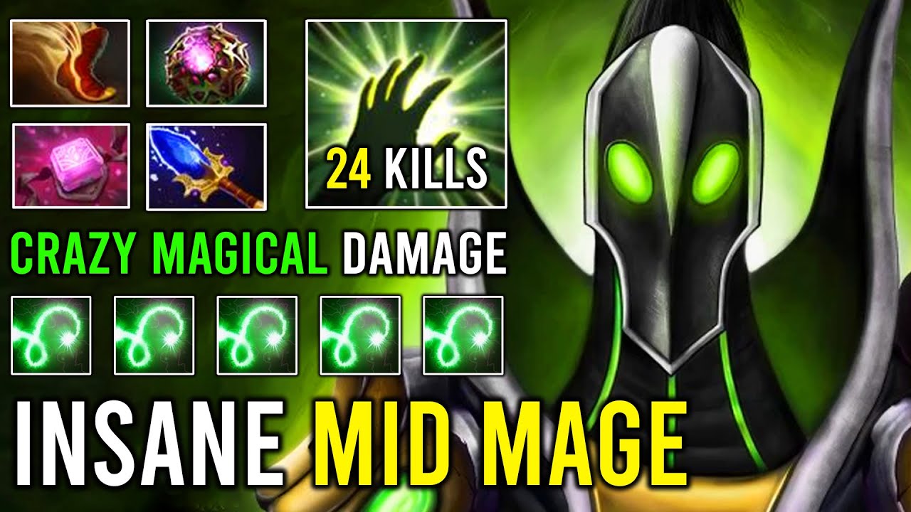 Insane Mage Mid Hero Rubick Nonstop Spam Stealing Enemy Skills & Crazy ...