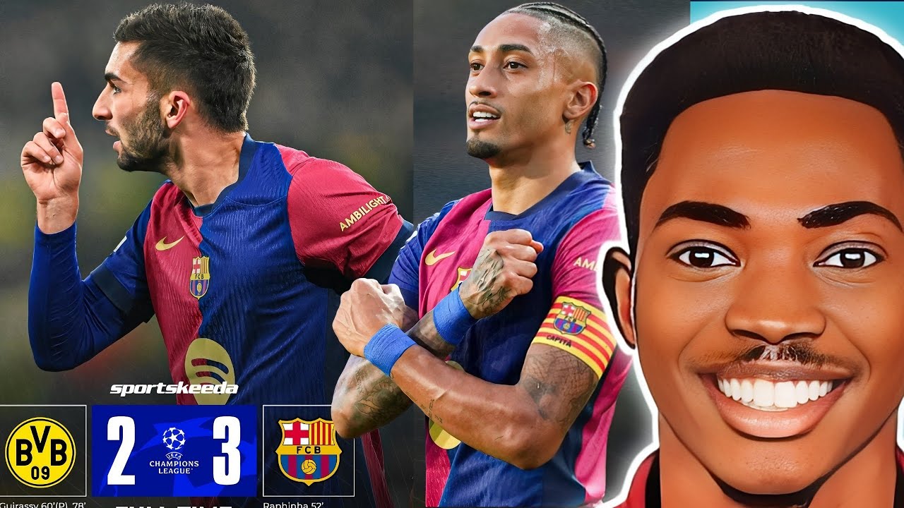 Ferran Torres is GOAT | Dortmund 2-3 Barcelona | Raphina goal, Lamine ...