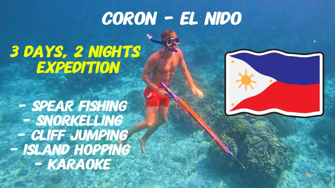 🌴 OFF-GRID BOAT TRIP: Coron to El Nido 🇵🇭 | Spearfishing, Snorkelling ...