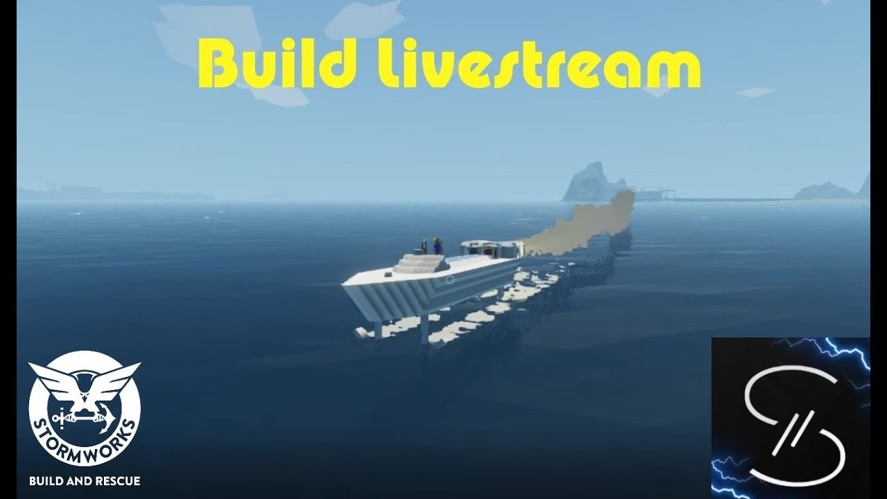Building a hydrofoil jet boat! | Chill stream | Stormworks Build Livestream - YouTube