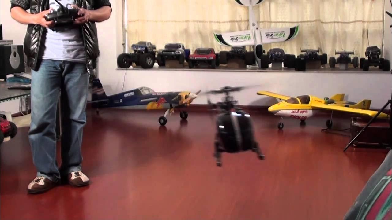 Walkera 4F200LM Indoor Maiden Flight - YouTube
