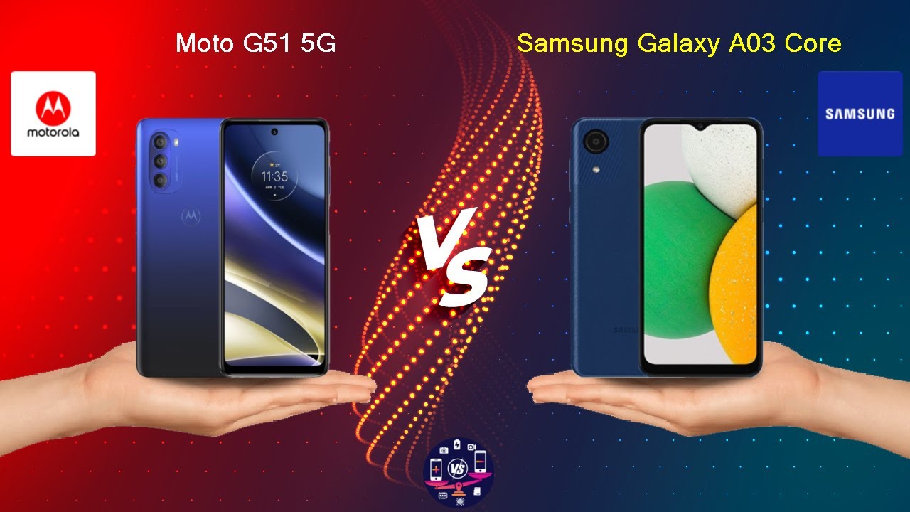 Moto G51 5G Vs Samsung Galaxy A03 Core - Full Comparison [Full ...