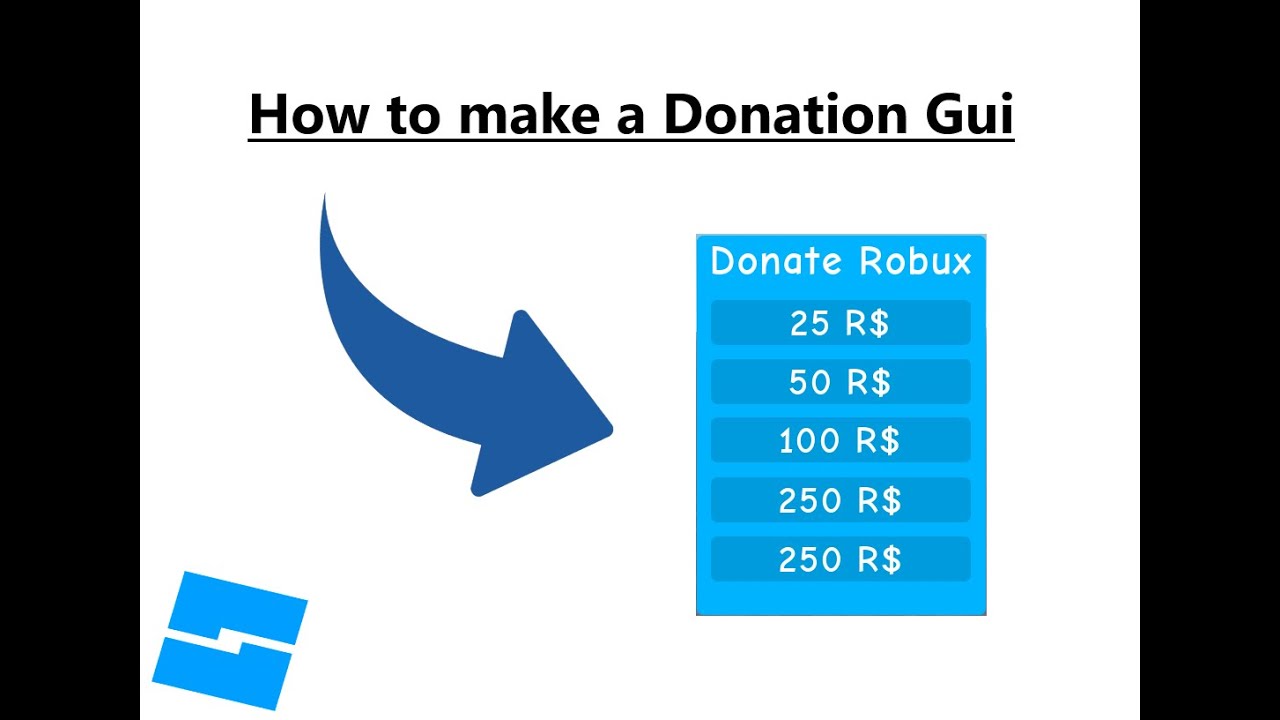Roblox studio how to make a working Donation Gui - YouTube