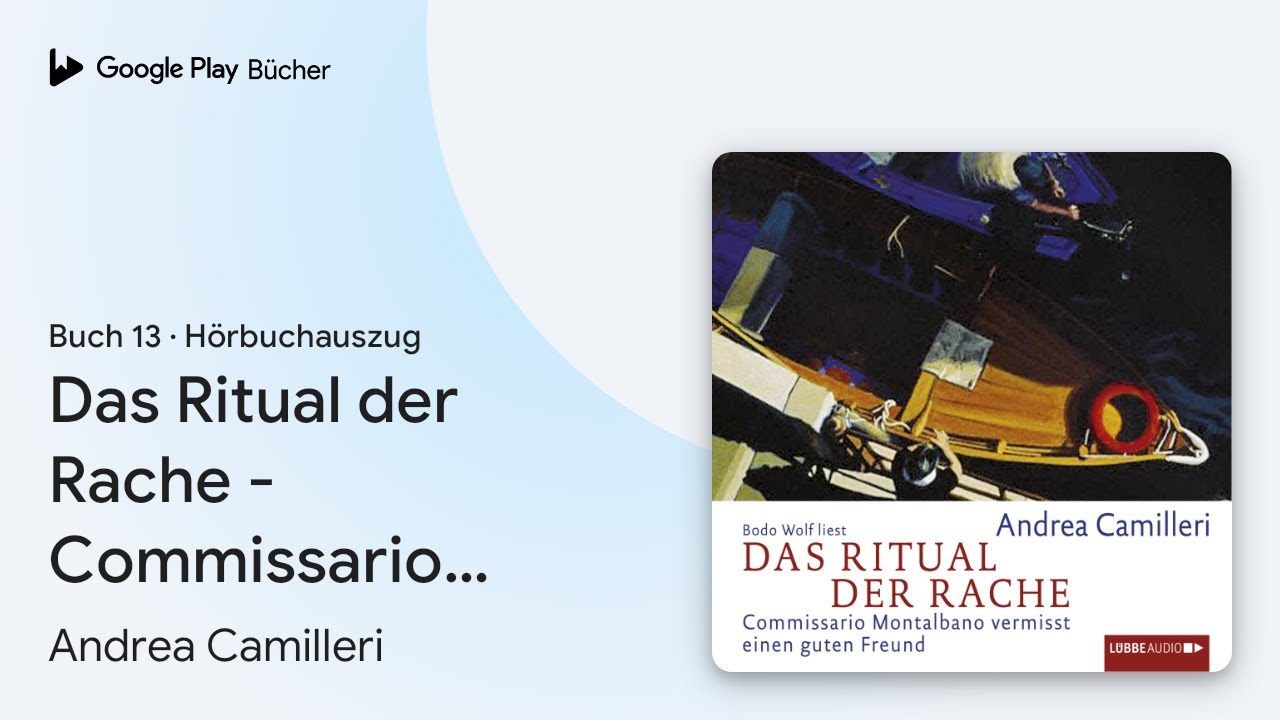 „Das Ritual der Rache - Commissario Montalbano -…“ von Andrea Camilleri ...