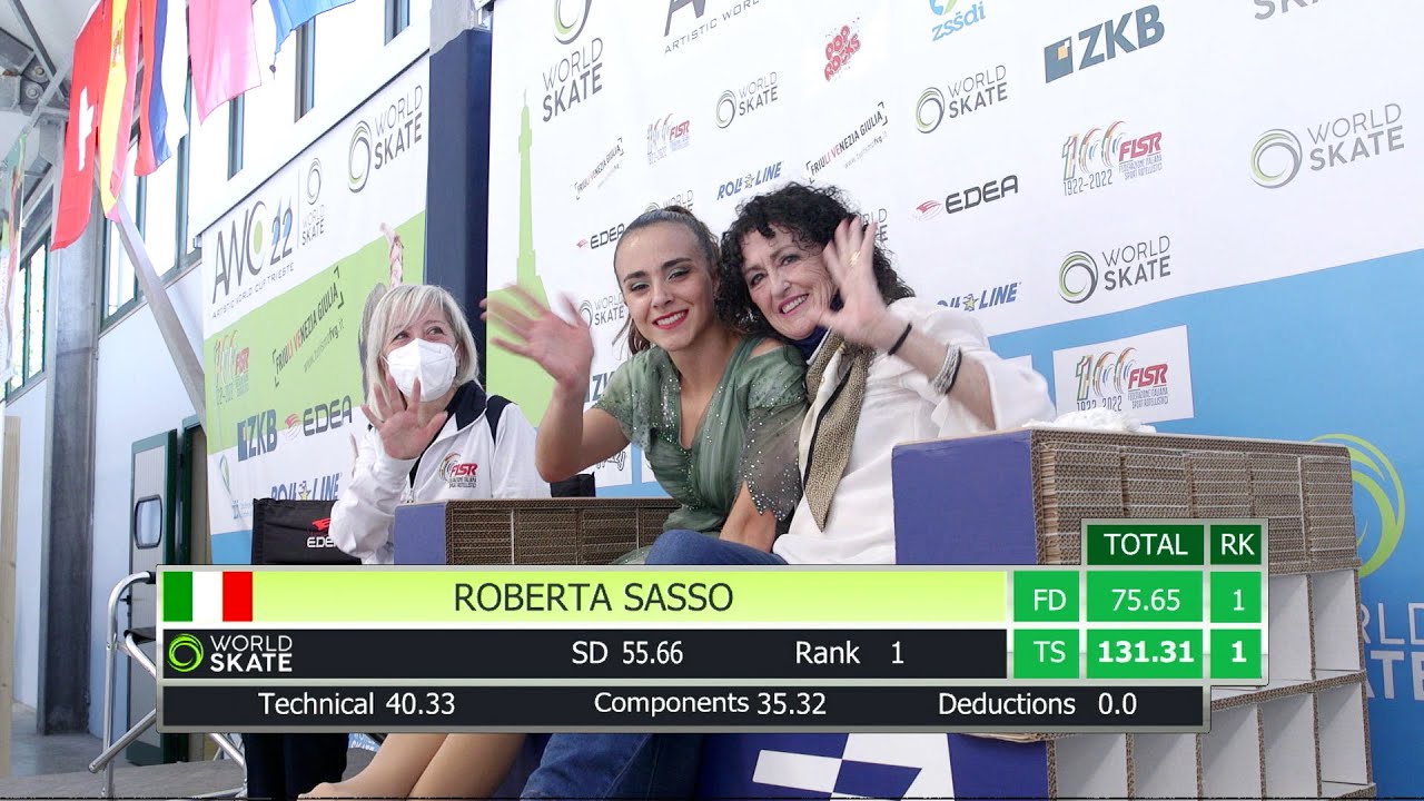 AWC22 - Roberta Sasso - Solo: Free Dance Junior (20.05.2022) - YouTube