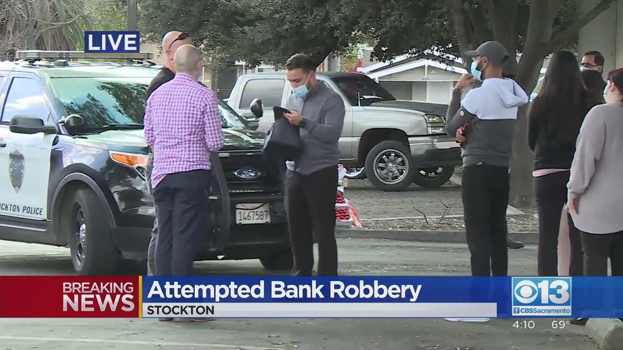 More Info On Attempted Bank Robbery In Stockton - YouTube
