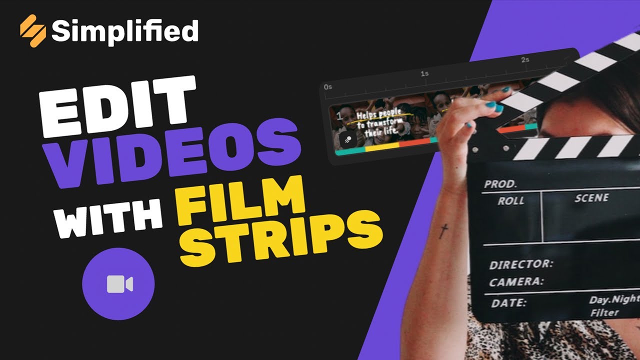 How to edit videos with film strips - YouTube